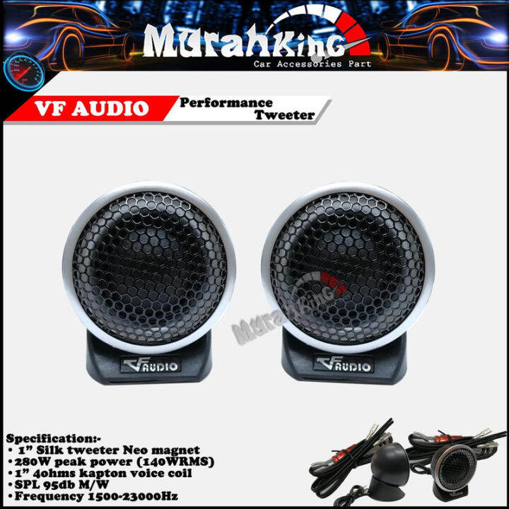 VF AUDIO Performance Tweeter 1" For Car Speaker 280W | Lazada