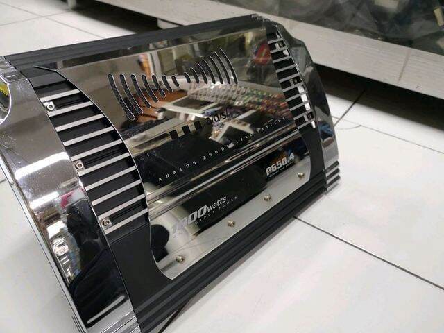 แอมป์รถยนต์ a/d/s P650.4 วัตต์เต็ม1800W. มอสเฟตและคลอสโอเวอร์ปรับแต่ง ...