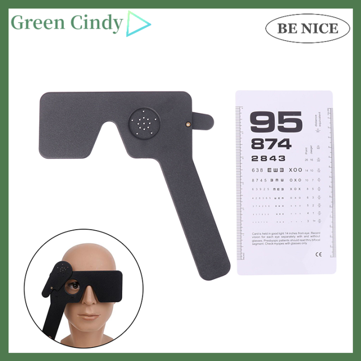 [Green Cindy] Occluder Multi 17 Pin Hole Hand Occluder Optometry ...