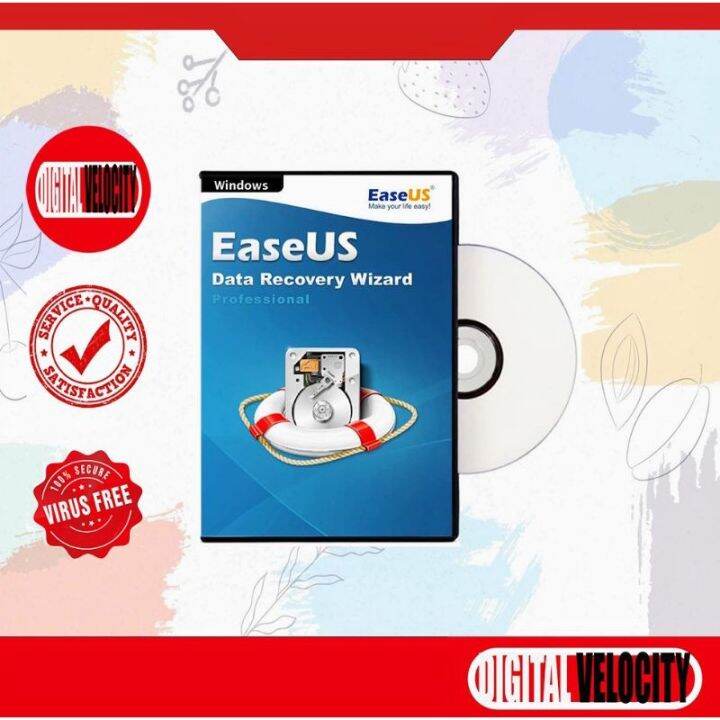 EaseUS Data Recovery Disc Installer [Windows 7,8,10,11] | Lazada PH