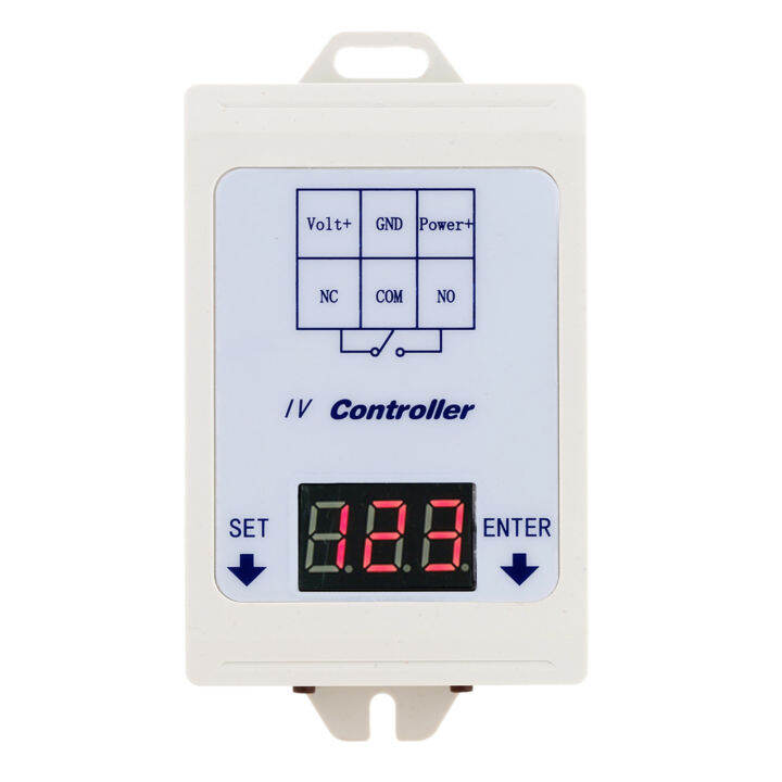 12V 24V DC LED Display Digital Voltage Meter Test Control Relay Timer ...