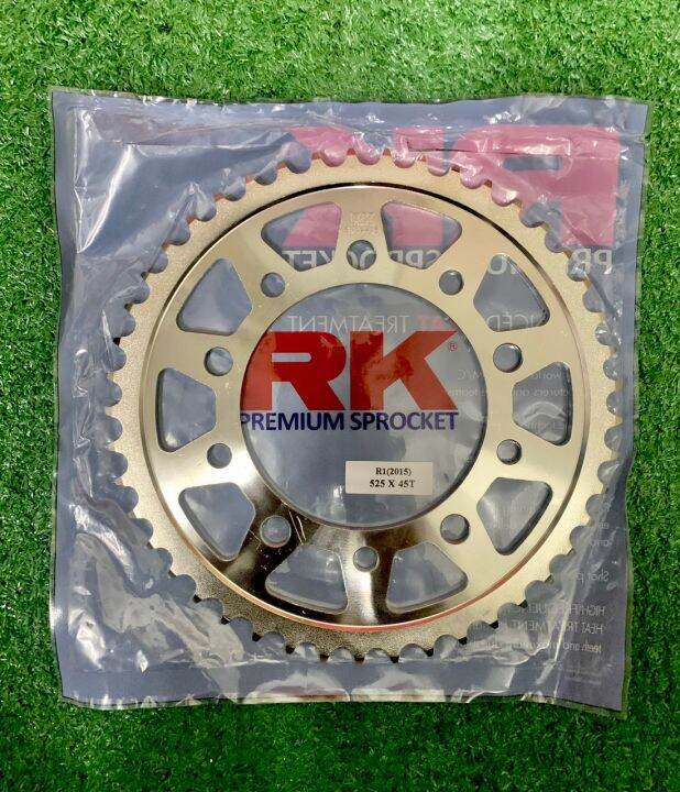 RK REAR SPROCKET YAMAHA R1 (2015) 525 X 45T FOR MT09 V3, TRACER 9 GT ...