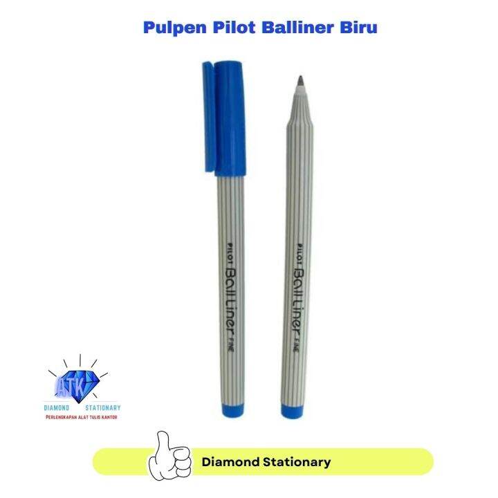 Pulpen Pilot Balliner Biru | Lazada Indonesia
