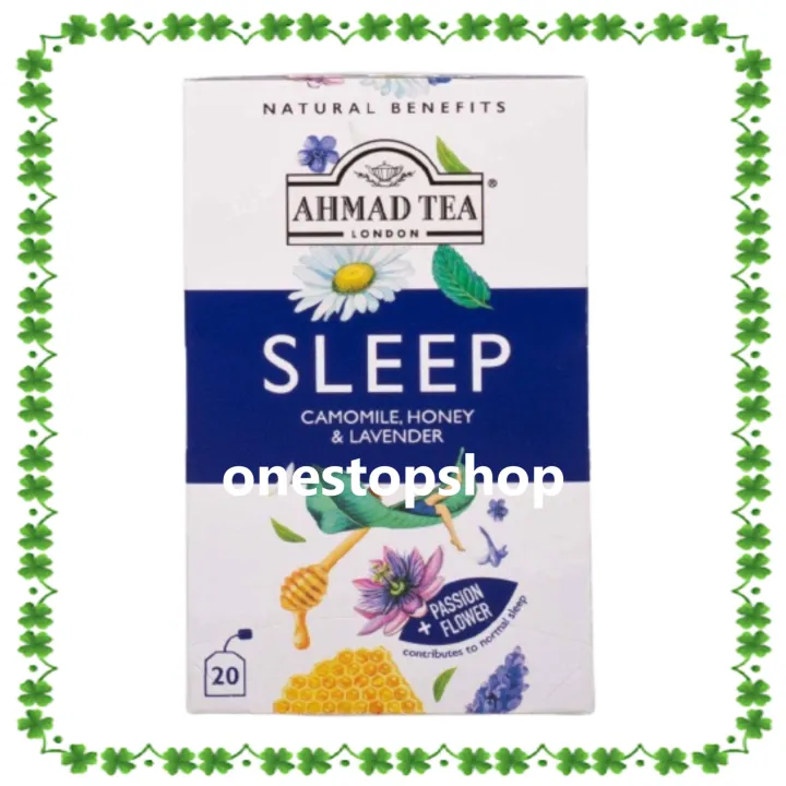 Ahmad Tea Sleep Chamomile Honey & Lavender 20 x 2g | Lazada PH
