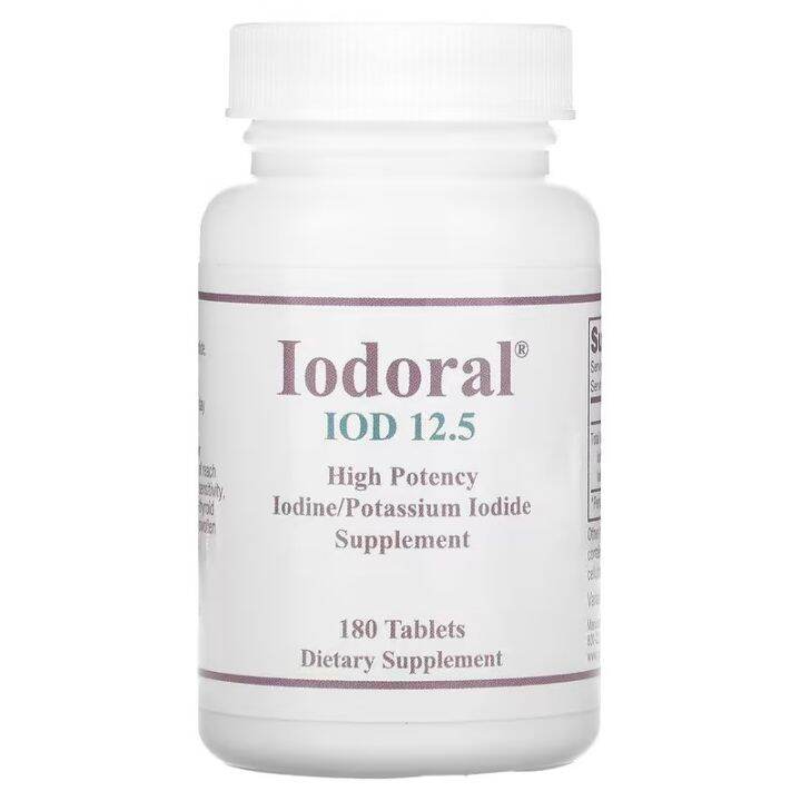 Iodoral, Iodine/Potassium Iodide, 180 Tablets | Lazada PH