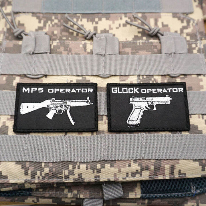 อาร์มติดเป้ยุทธวิธี MP5 OPERATOR (ชนิดตีนตุ๊กแก) | Lazada.co.th