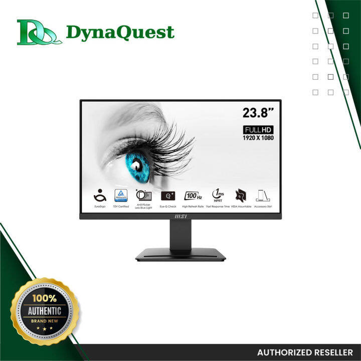 MSI PRO MP2412 23.8" VA 100Hz 1920X1080 1ms Freesync Professional ...