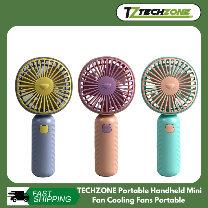 TECHZONE Portable Handheld Mini Fan Cooling Fans Portable Summer Small ...