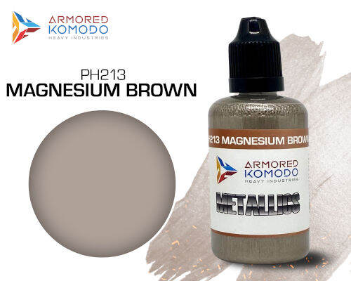 Magnesium Brown PH213 50ml Armored Komodo Metallic Pearl Airbrush Paint ...