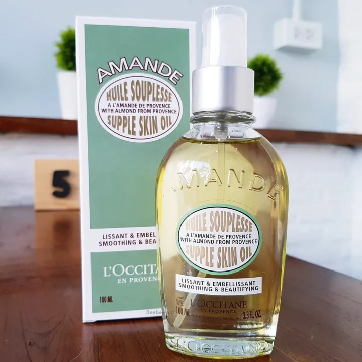 L'Occitane Smoothing & Beautifying Almond Supple Skin Oil 100ml | Lazada.co.th