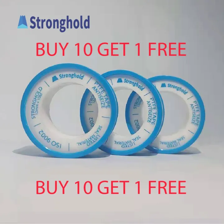 (1/2, 3/4 ) Stronghold Teflon Tape / Tapelon / PTFE Tape | Lazada PH