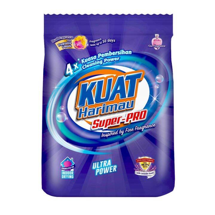 Kuat Harimau Super-PRO Detergent Powder Ultra Power 2.2kg | Lazada