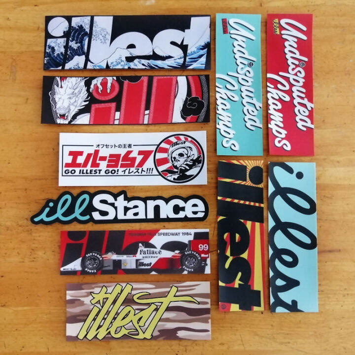 Automobile & Bumper 3M vinyl sticker with lamination batch 001 ILLEST ...