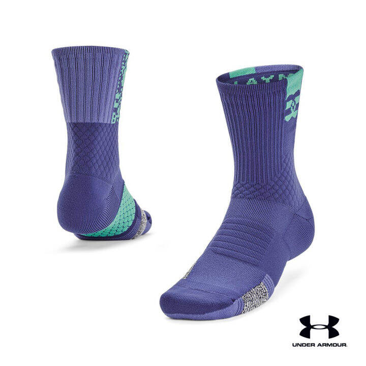Under Armour UA Unisex ArmourDry™ Playmaker Mid-Crew Socks อันเดอร์ ...