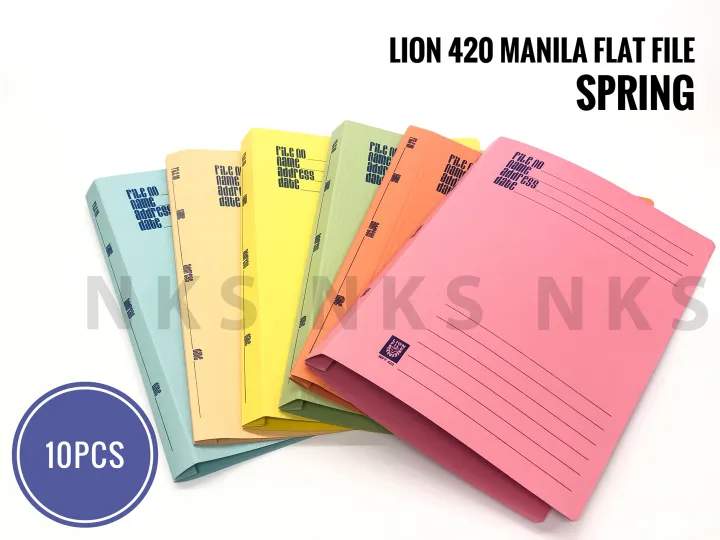 LION 420 UK SPRING PAPER FILE (10PCS) | Lazada