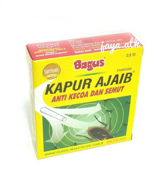KAPUR AJAIB BAGUS ANTI KECOA DAN SEMUT ISI 12 PCS KAPUR BAGUS KAPUR ...