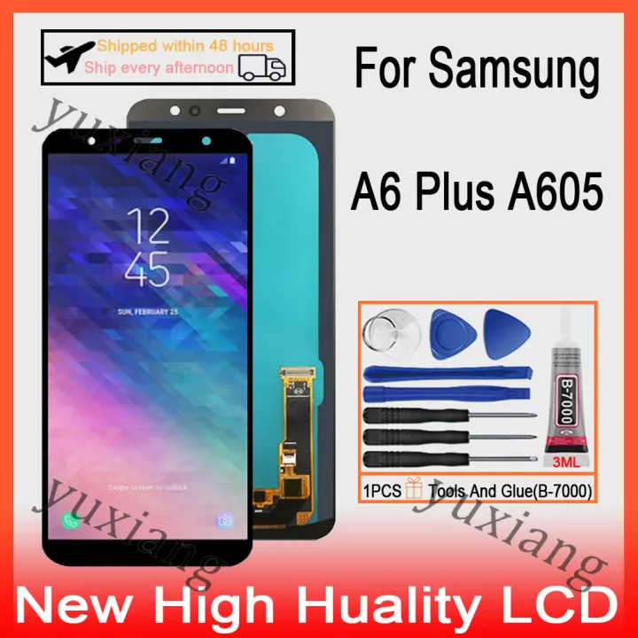 AMOLED For Samsung Galaxy A6 Plus 2018 A605 A605F A605FN LCD Display ...