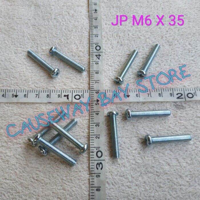 BAUT JP M6 X 35 ( PER 10 PCS ) | Lazada Indonesia