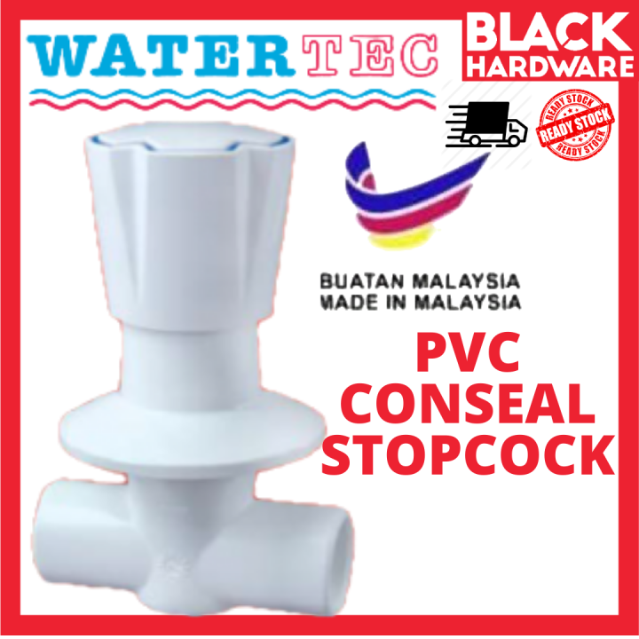 BLACK HARDWARE Watertec 1/2 Water pipe Bathroom Faucet concealed Pvc ...