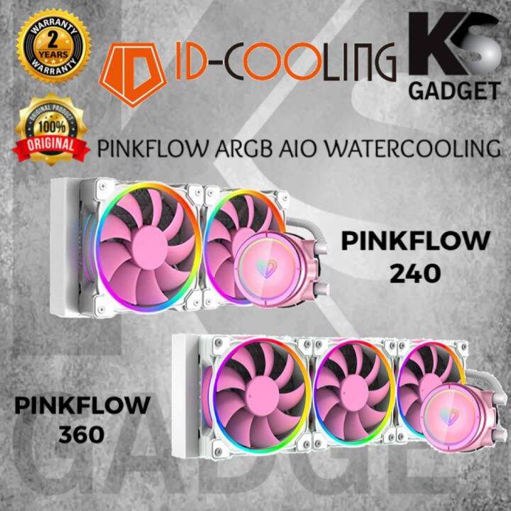 ID-COOLING PINKFLOW Series ARGB AIO CPU Liquid Cooler # [240/360] ID ...