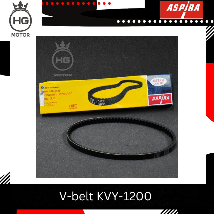Original Vanbelt V Belt Van Bel ASPIRA Beat Spacy Scoopy Tipe KVY ...