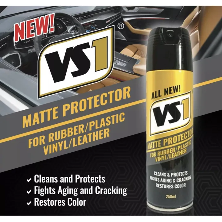 VS1 PROTECTOR ORIGINAL 120ML Removes Stain Restores Color For Rubber Plastic Vinyl Leather ...