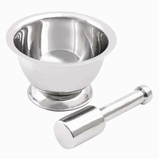 [Inox 100%] Bộ Cối chày bằng inox- Inox Cao Cấp sáng bóng và dày dặn ...