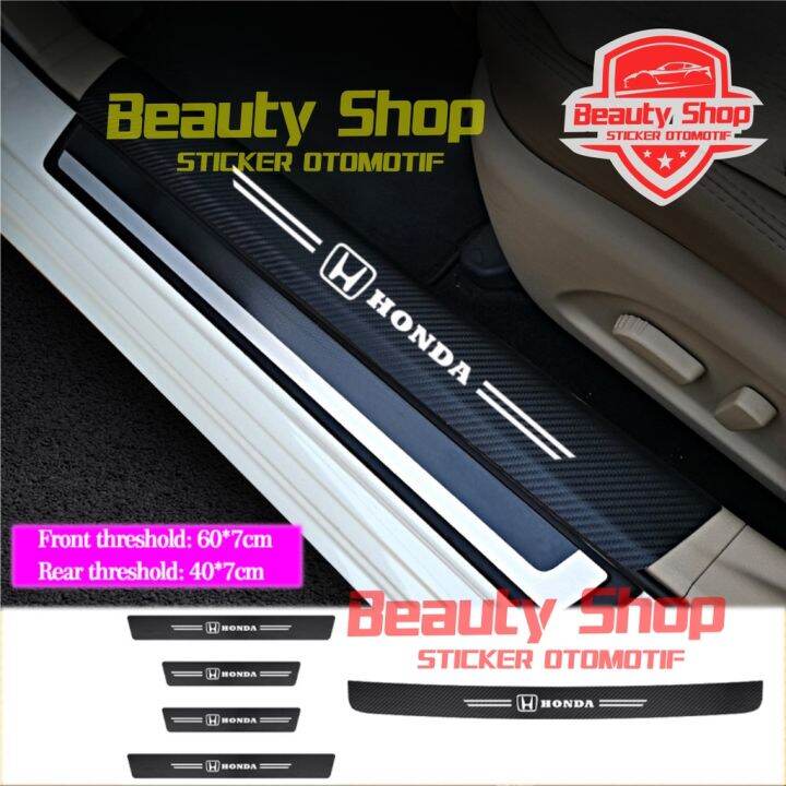 sillplate mobil honda carbon 3d sill plate honda jazz brio mobilio crv ...