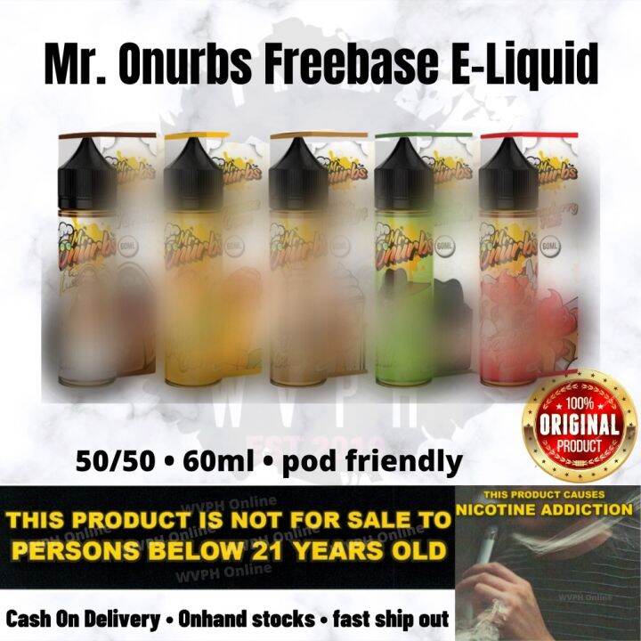 hot MR ONURBS Freebase Ejuice POD FRIENDLY | Lazada PH