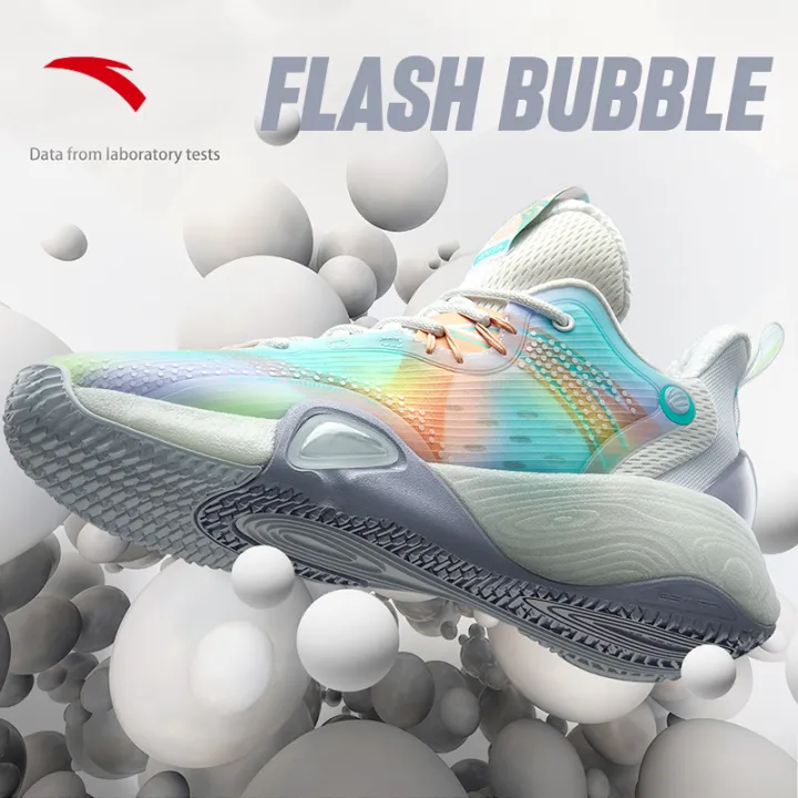 ANTA A Flash Bubble Cement Killer Basketball Shoes Cushioning Wear ...