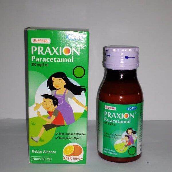 PRAXION FORTE 60ML PARACETAMOL ANTIPIRETIK ANALGESIK | Lazada Indonesia
