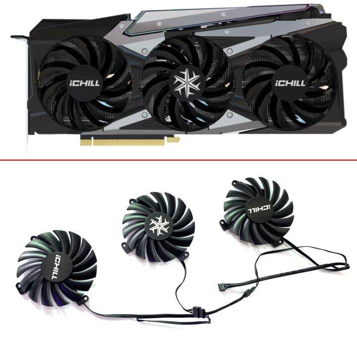 DIY Cooling Fan CF-12915S 12V 0.35A RTX3080 3070 Ti GPU Fan For INNO3D ...