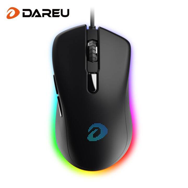 DAREU RGB Wired Mouse Driver free Ergonomic Gaming Mice 6000 DPI 6 ...