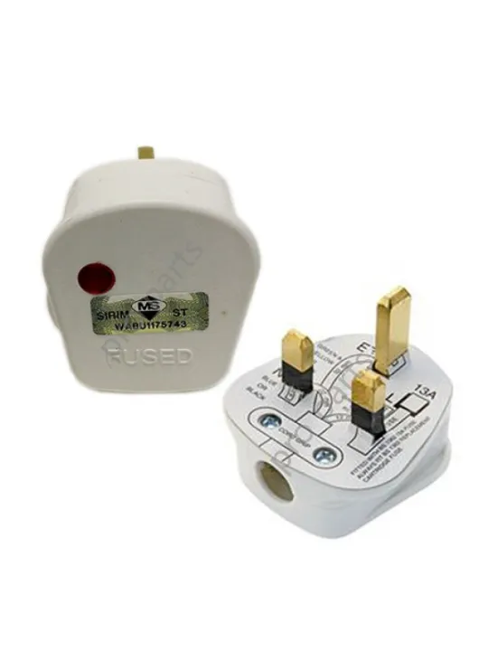 Pro. UMS PT130R-S 13A Resilient Plug Top 1B=20PCS PLUG TOP 13A UMS 3PIN ...