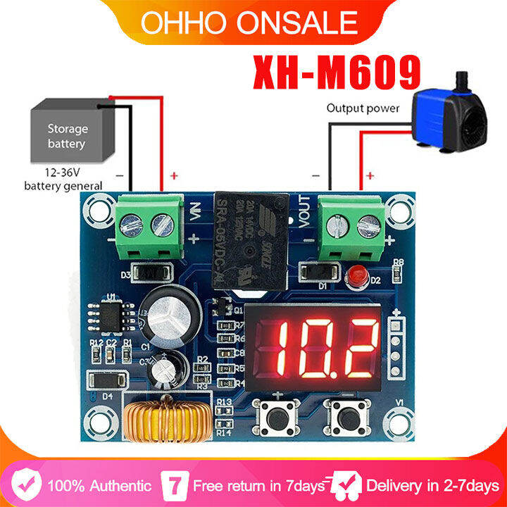 🔝Original+24hours delivery XH-M609 DC 12V-36V Voltage Protection Module ...