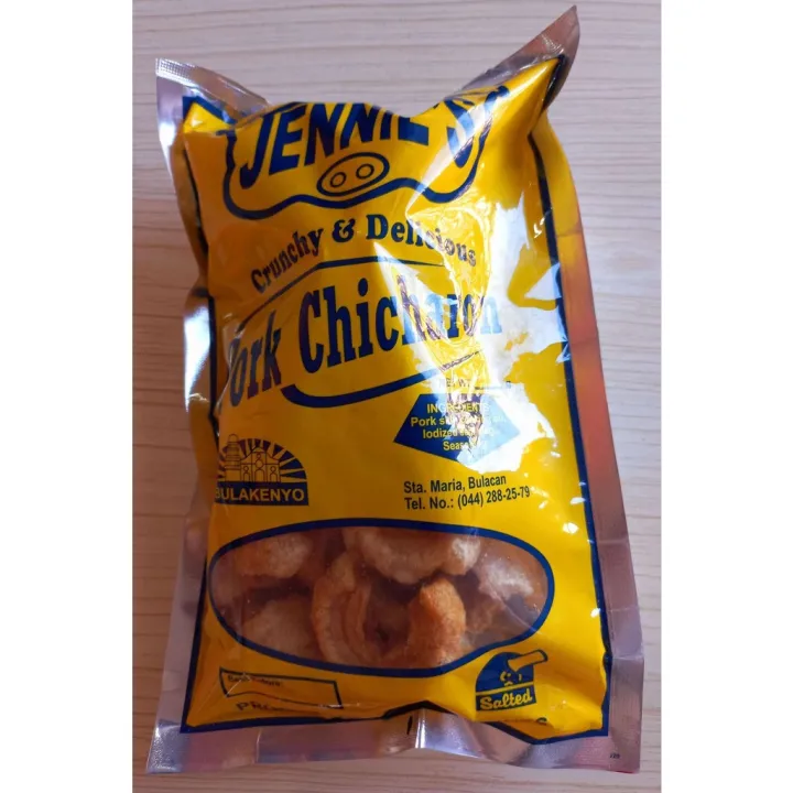 ☼JENNIE'S Crunchy and Delicious Pork Chicharon Snack SEMI-BACKFAT ...