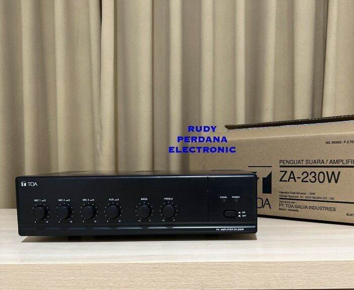MIXER POWER AMPLIFIER 30W 30 WATT TOA ZA-230W ZA-230 W | Lazada Indonesia