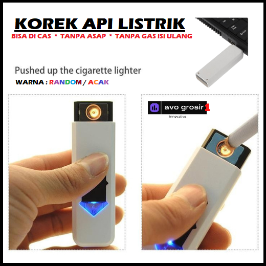 Korek Api Listrik USB / Electrik Fire Match (bisa di Cas) | Lazada ...