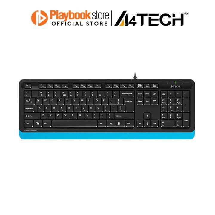 A4Tech Fstyler FK10 FN Hot keys Sleek Multimedia Comfort Splash Proof ...
