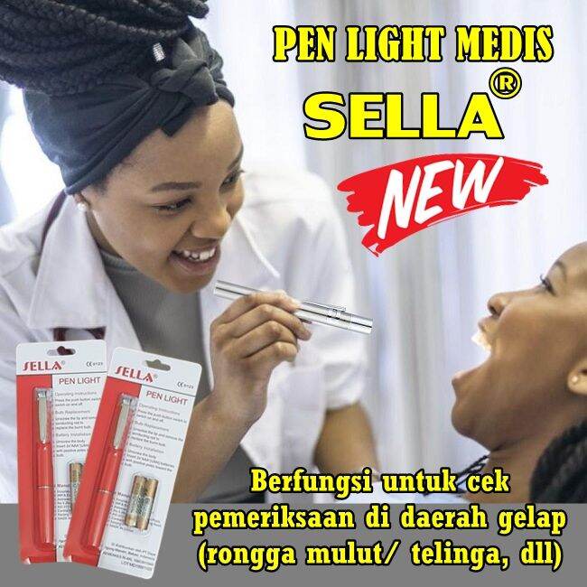 Promo penlight led sella murah senter medis pertolongan senter telinga ...