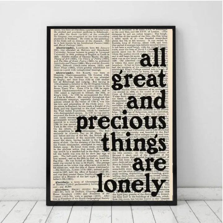 Movie quotes Book design Wall poster A3 size | Lazada PH
