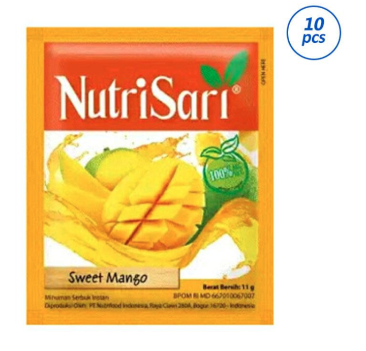 Nutrisari Sweet Mango 1 dus isi 16 renceng | Lazada Indonesia