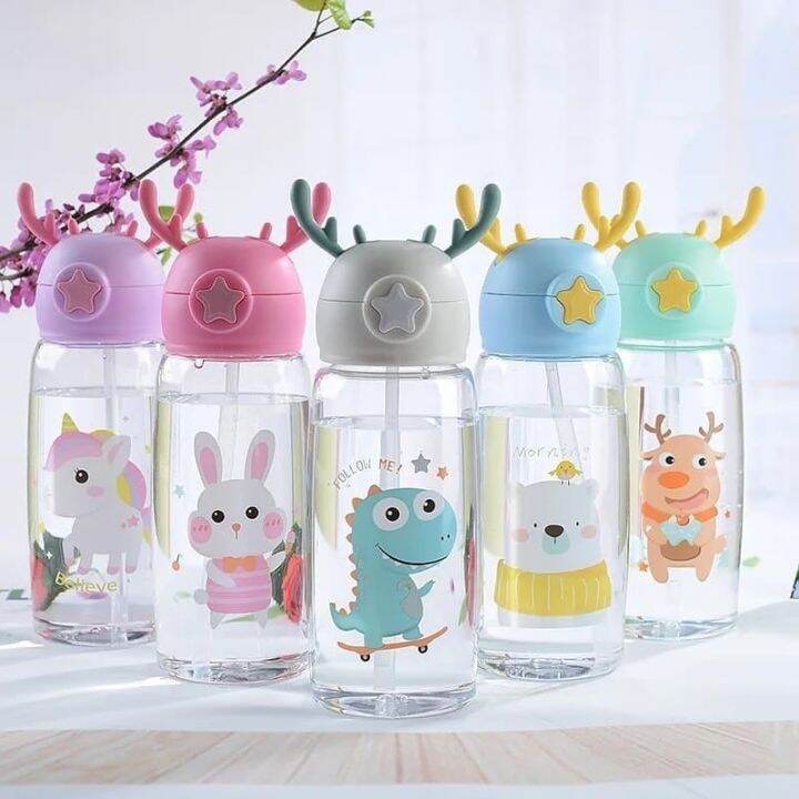 Botol Minum Anak Tanduk Rusa Botol BPA Free Jerami Anak TK SD Sekolah | Lazada Indonesia