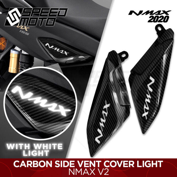 NMAX 2020 / 2021 SIDE VENT COVER CARBON FOR NMAX V2 / V2.1 SPEEDMOTO ...