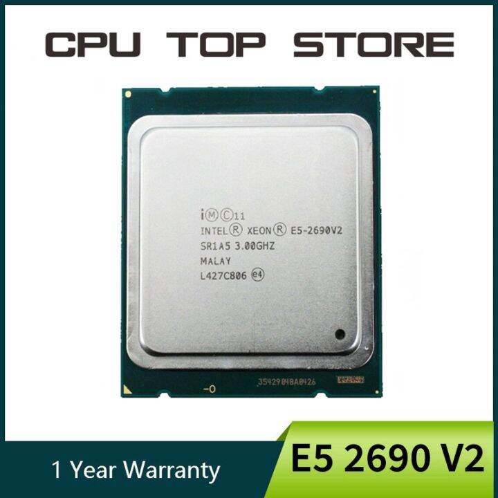 ZZOOI Used Intel Xeon E5 2690 V2 Processor 3.0GHz 25M Cache LGA 2011 ...