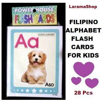 Filipino Alphabet Flash Cards (28 pcs) | Lazada PH