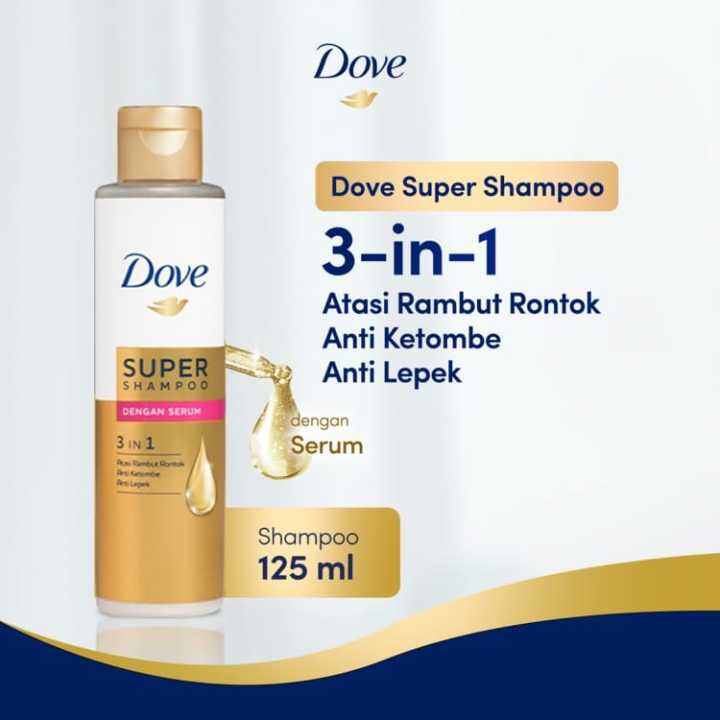 Dove 3in1 Super Shampoo 125ml | Lazada Indonesia