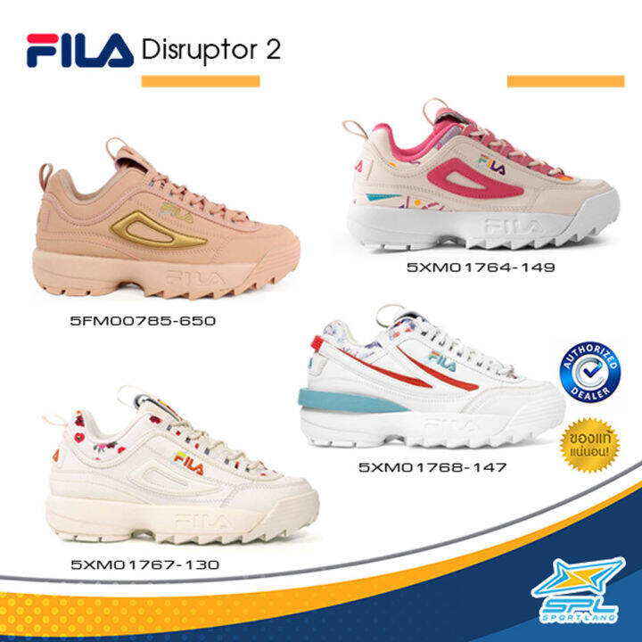 Fila Collection ฟีล่า รองเท้าผ้าใบ รองเท้าลำลอง Women Disruptor 2 Premium 5FM00785-650 ...