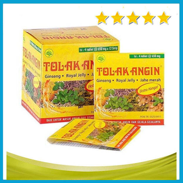 TOLAK ANGIN TABLET STRIP ISI 4 TAB | Dapatkan Dengan Harga dan Kualitas ...