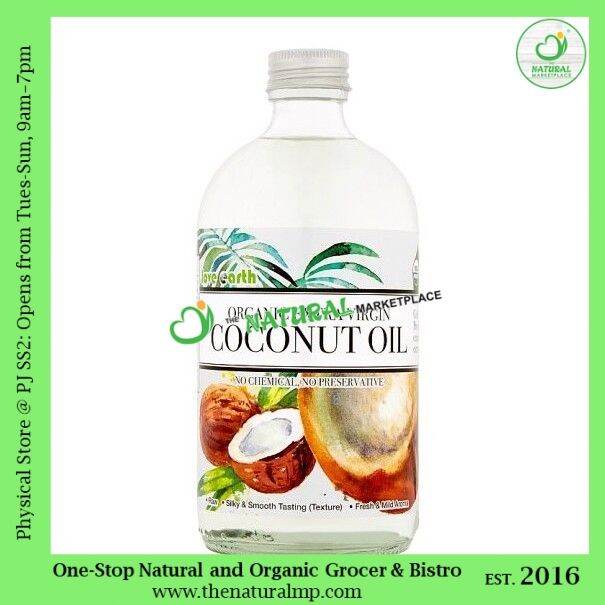 Love Earth Organic Virgin Coconut Oil 480ml [Thailand] | Lazada